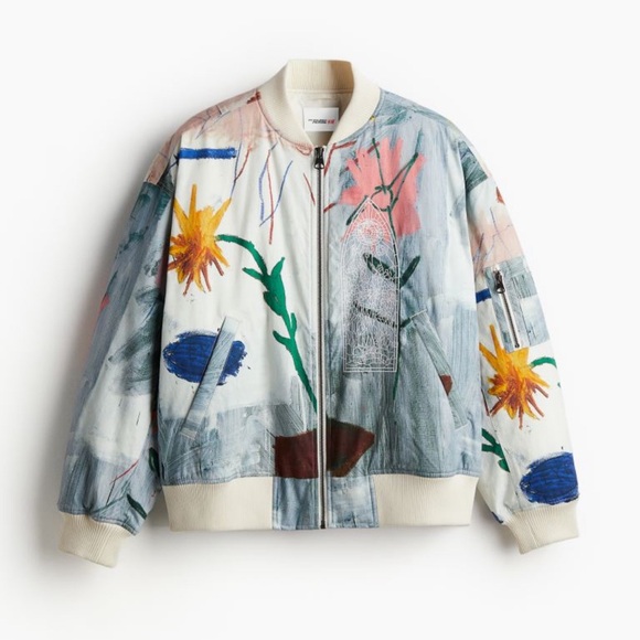 Jackets & Coats | Rare Basquiat Bomber Jacket | Poshmark